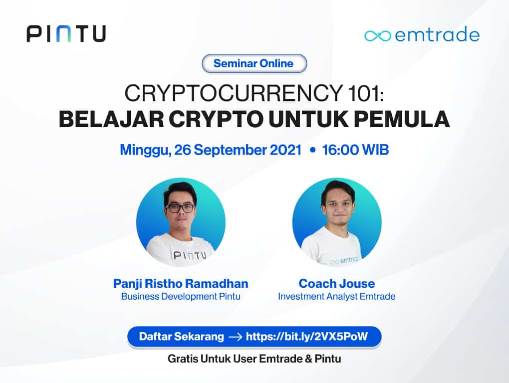 Webinar Cryptocurrency 101: Belajar Crypto Untuk Pemula - Pintu Blog