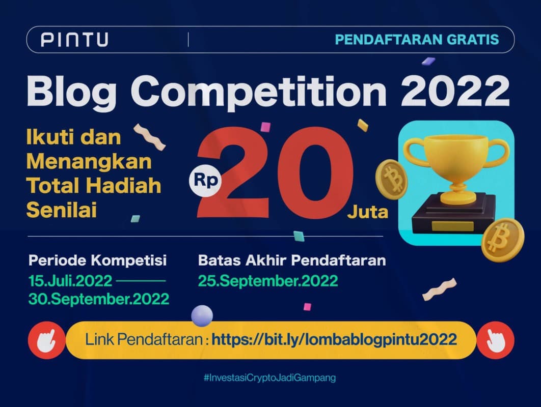 Lomba Blog dan SEO Terbaru Pintu 2022: Hadiah Bitcoin Senilai Rp20 Juta! - Pintu Blog