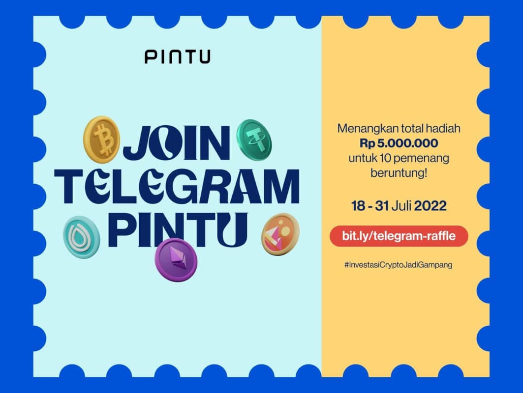 Gabung Telegram Pintu, Menangkan Total Hadiah Hingga Rp5 Juta! - Pintu Blog