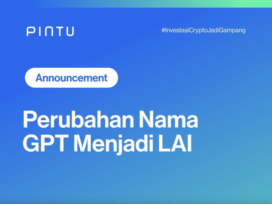 Pengumuman: Perubahan Nama CryptoGPT (GPT) Menjadi LayerAI (LAI) - Pintu Blog