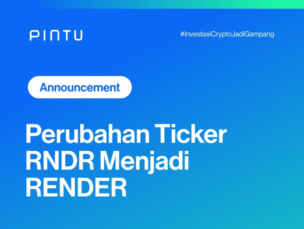 Pengumuman: Perubahan Ticker Render dari RNDR Menjadi RENDER - Pintu Blog